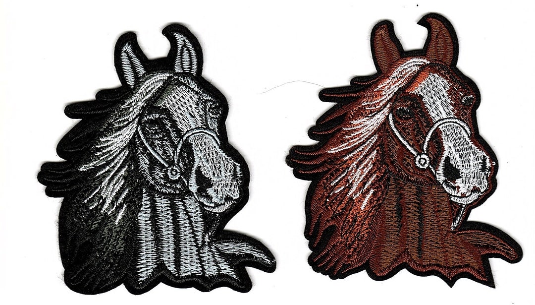 Horse Patch, Racehorse Patch Embroidered DIY Patches, Cute Applique Sew ...