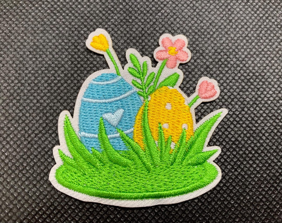 Egg Patches, Easter Egg Patches, Embroidery, Kids Clothes, Cute ...