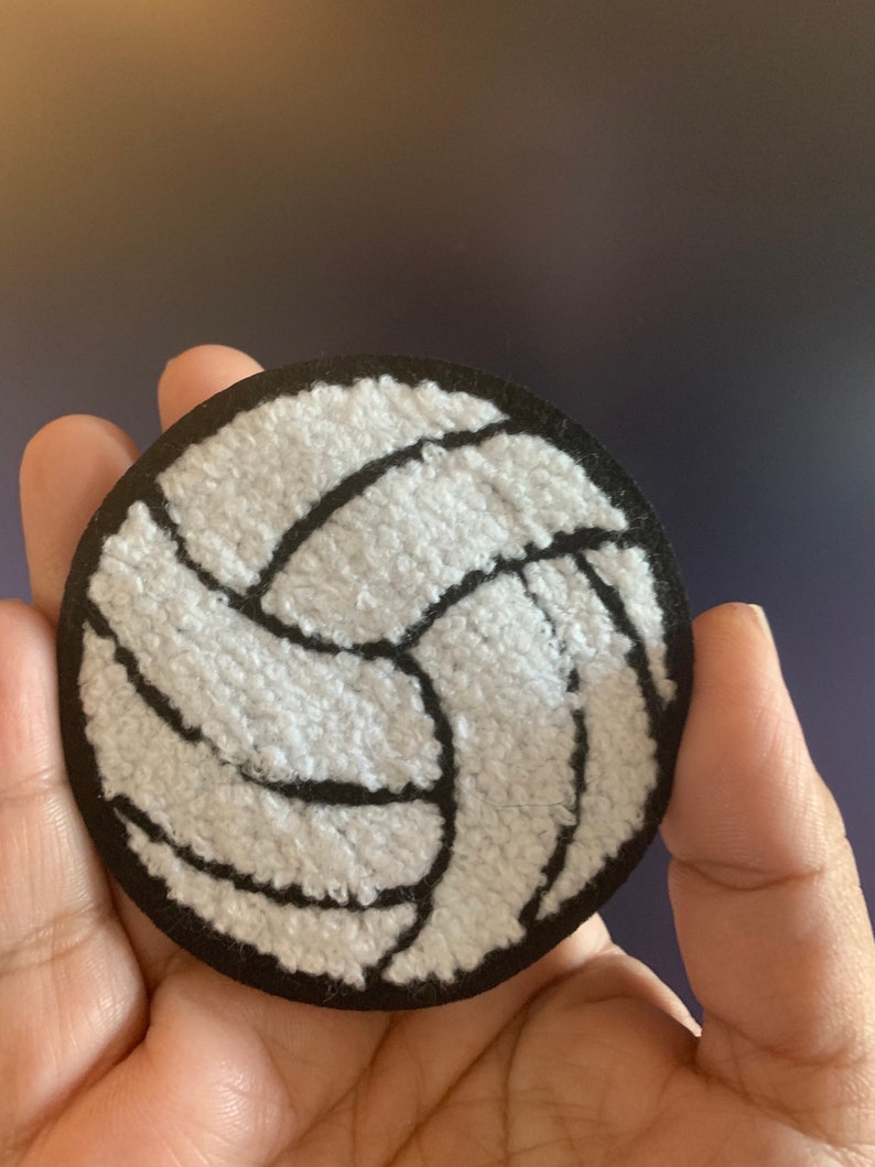 Volleyball Patch, Sport, Volley Ball, Iron on Patch, Embroidered Patch ...