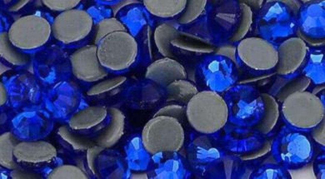 Colbalt Blue Royal Blue SS6 SS10 SS20 SS16 Hot Fix Rhinestone High ...