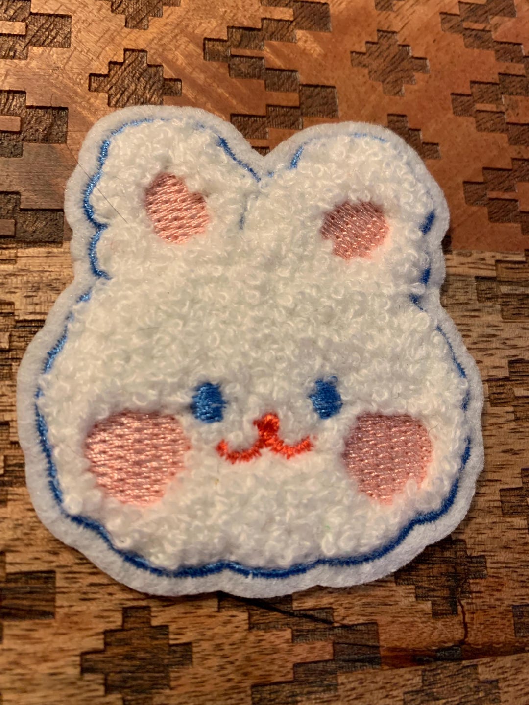 Bunny Patches, Chenille Patches, Chenille Rabbit Patches, Animal Embroidery, Kids Clothes, Cute ...