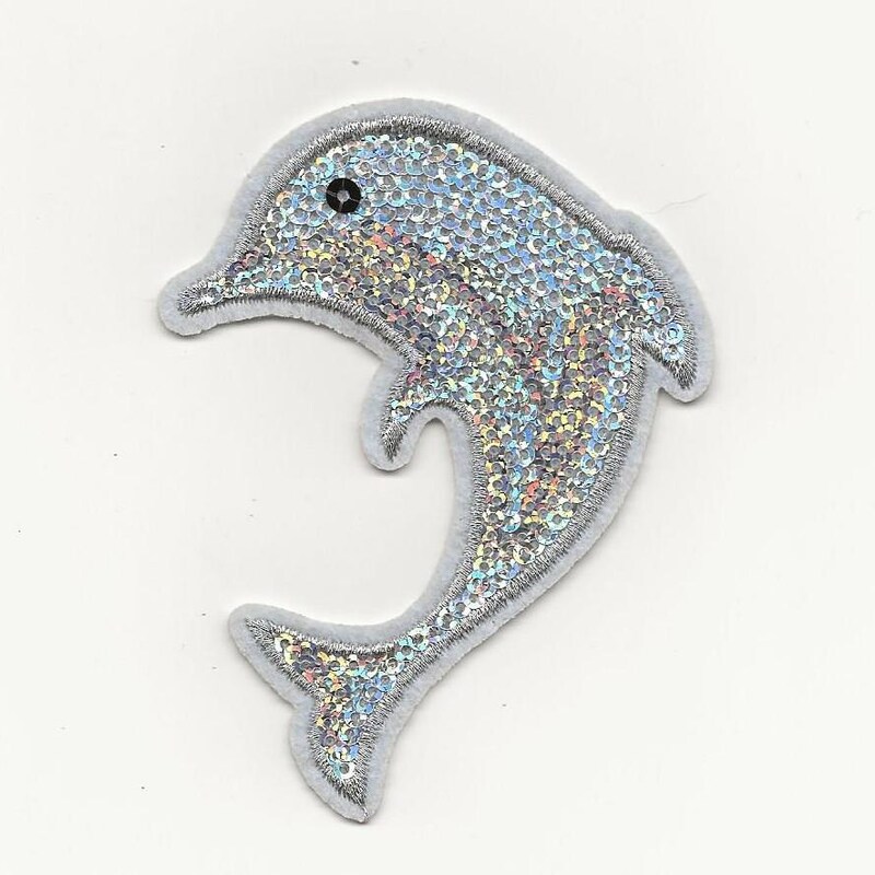 Dolphin Applique - Etsy