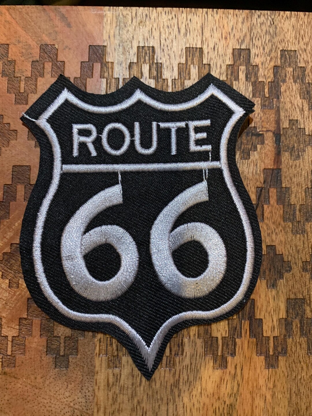 Route 66 Patch, Iron on Embroidered Patch, Embroidery Iron on Patch ...