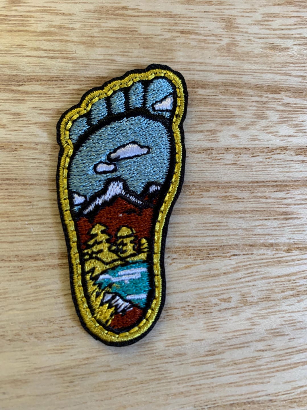 Foot Hiking Patch, Hiking, Camping, Camp, Outdoor, Travel, Mountain ...