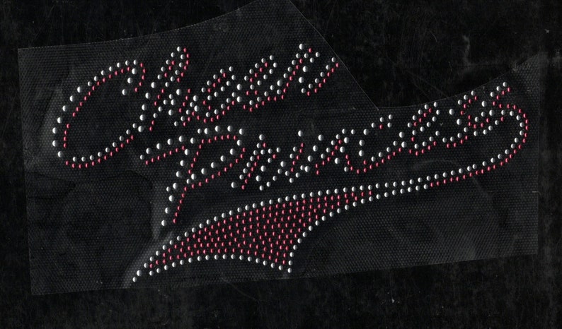 Cheer Cheerleader Princess Rhinestone Iron on Iron on Heat Transfer ...