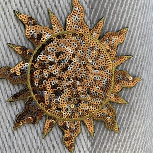 Sun Solar Planet Patch, Solar Eclipse, Iron on Patch, Embroidered Patch ...