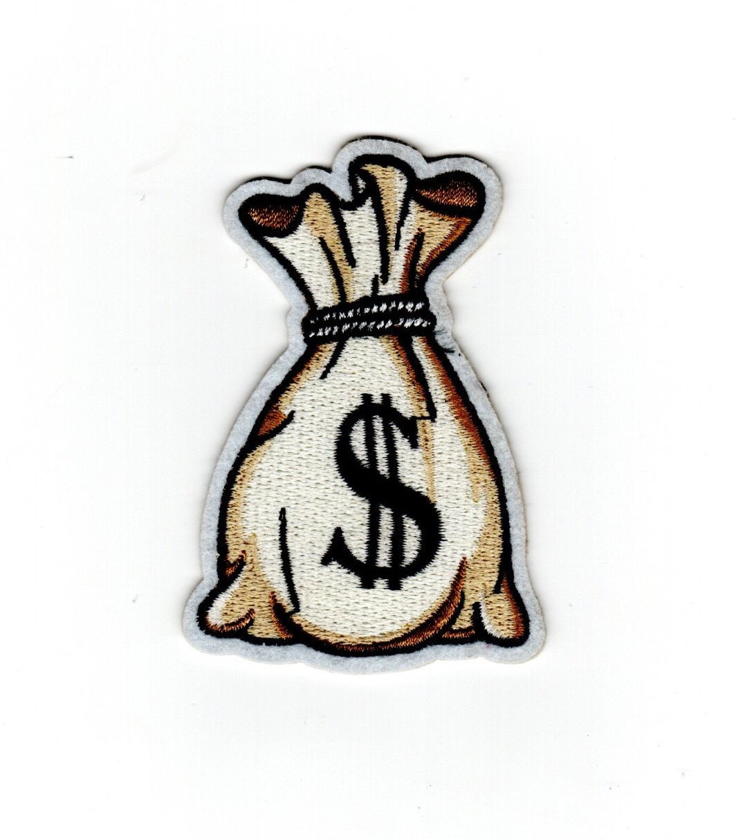 Money Bag Cash Patch, Iron on Patch, Embroidered Patch, Applique, Sew ...