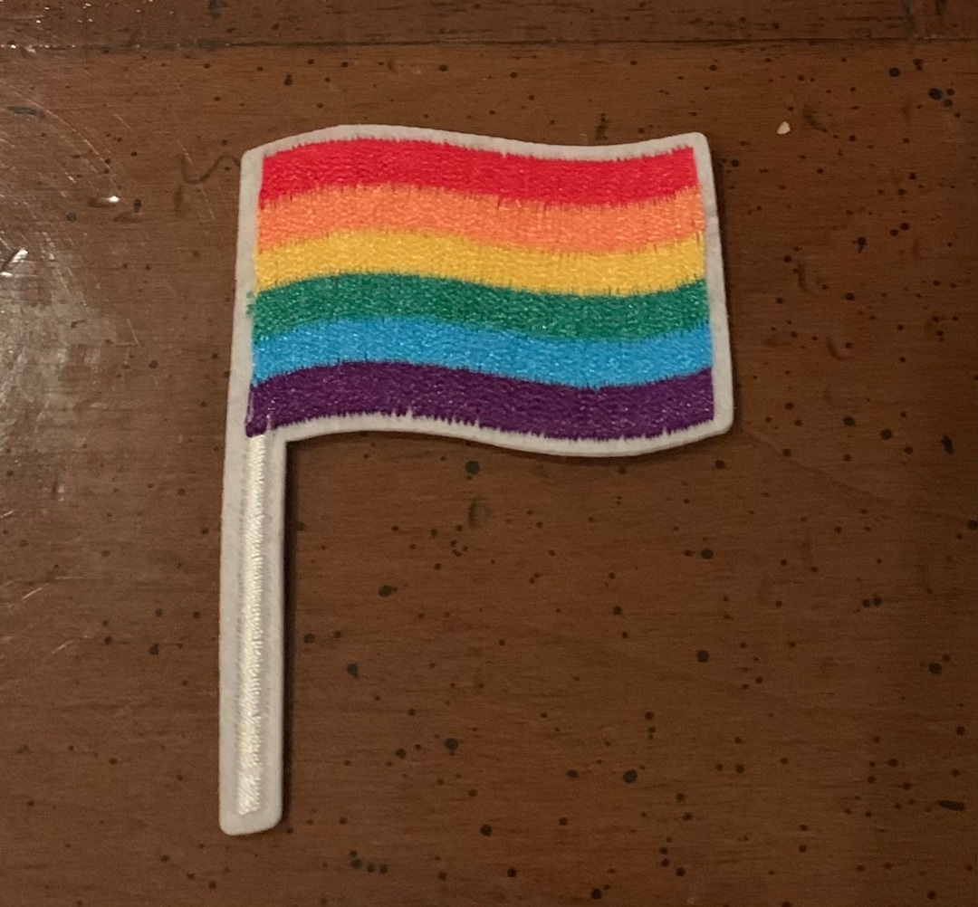 Gay Pride Flag Love is Love Patch, Iron On, Sew On, Rainbow DIY ...