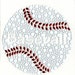 Baseball Rhinestone Iron-on Heat Transfer Applique (6.75" X 6.75") - Etsy