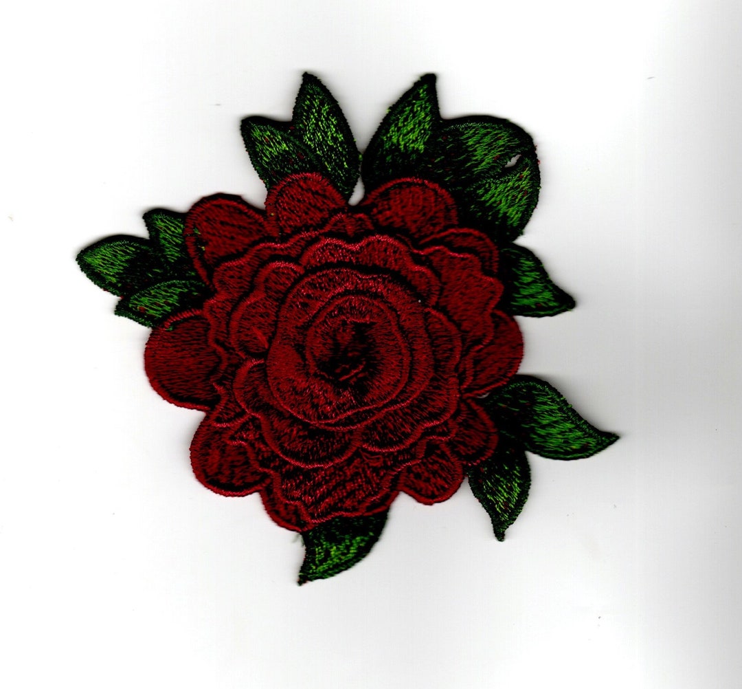 Flower Sew on Patch, Embroidered Patch, Layered Patches, Applique, Sew ...