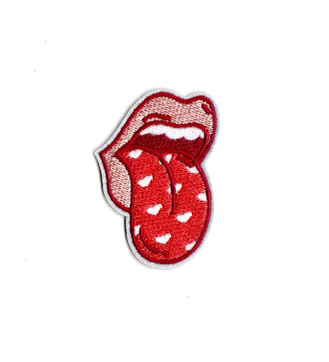 Patch, Iron On, Sew on Tongue, Lips Rolling Stone Inspired ...