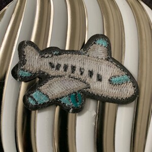 Airplane Patch, Iron or Sew On, Embroidery Patch, Aircraft. Travel ...
