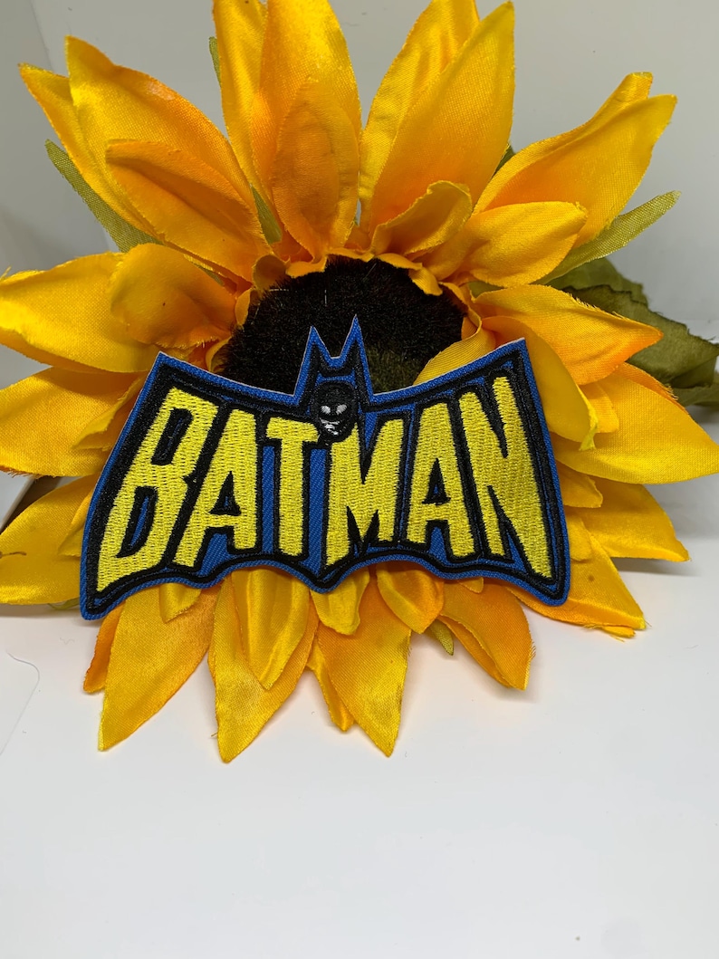 Batman Iron on Patch, Batman Patch, Applique, Embroidery Patch, Iron on ...