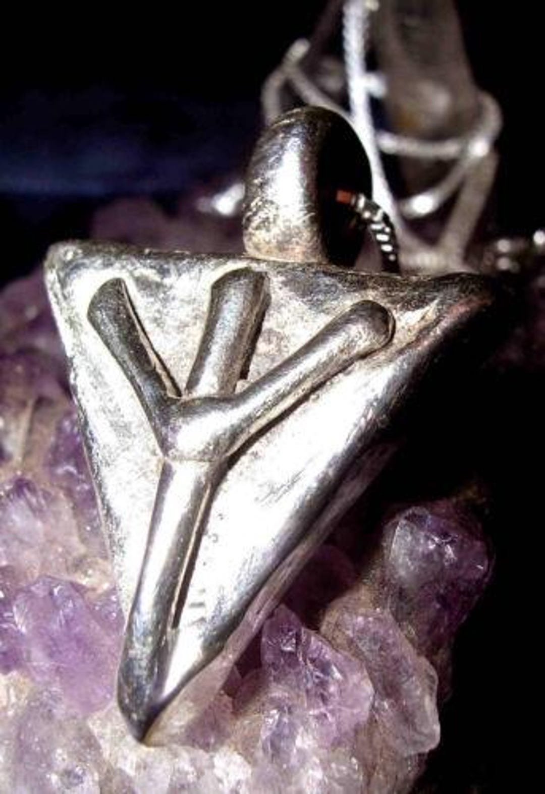 Elhaz Rune Pendant Viking Symbol for Victory, Success & Justice ...