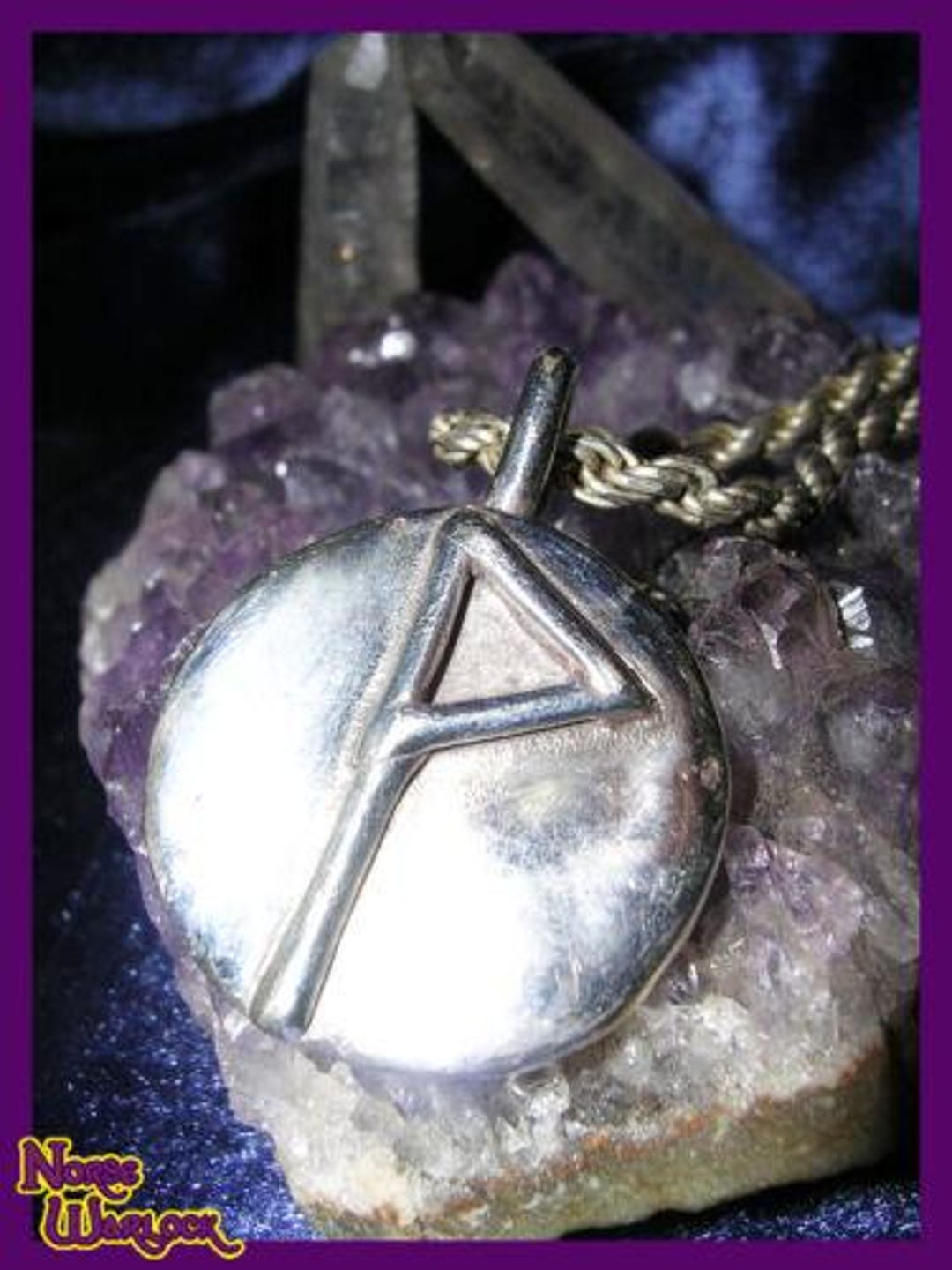 Wunjo Rune Pendant Joy, Prosperity & Spiritual Reward in Viking Energy ...