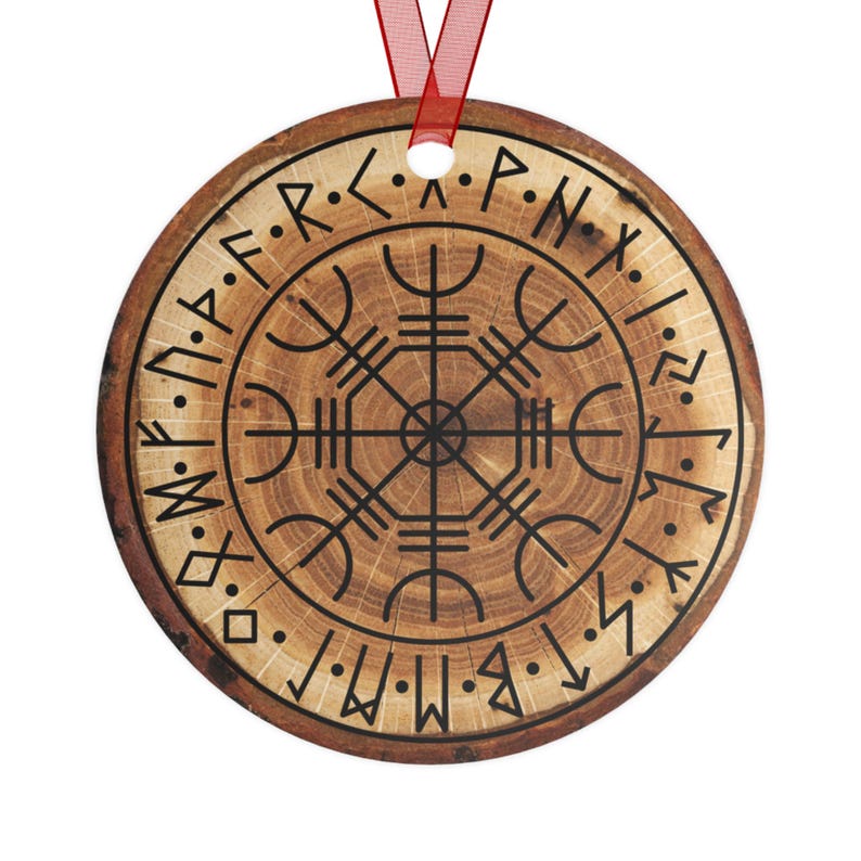 Thurisaz Rune Ornament for Home and Tree, Christmas Tree Decor, Norse ...