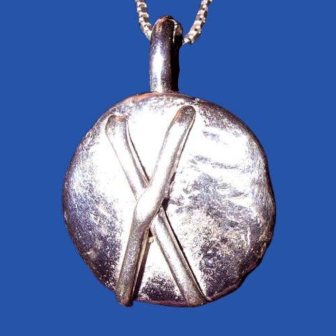 Gebo Rune Pendant Viking Symbol of Giving, Receiving & Sacred Balance ...