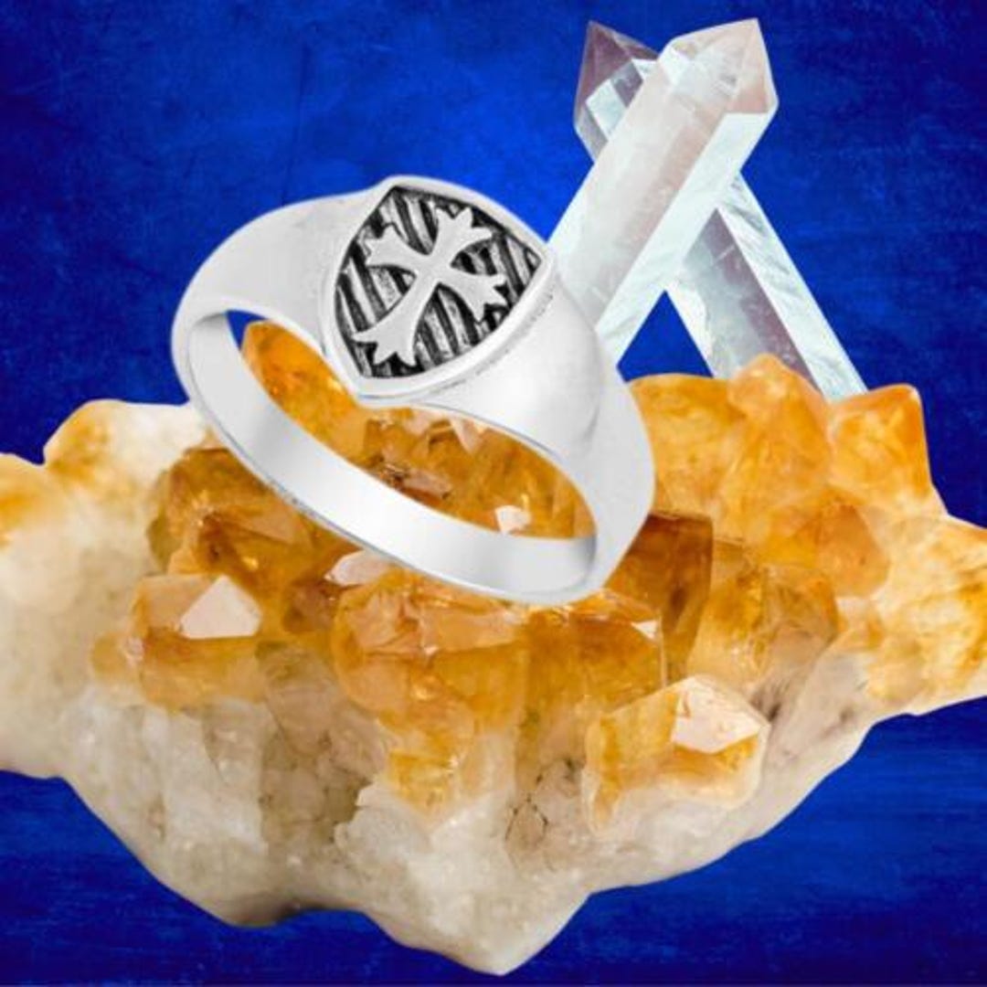 Shield Ring of Protection Cloak From Danger With Ancient Magical Powers ...