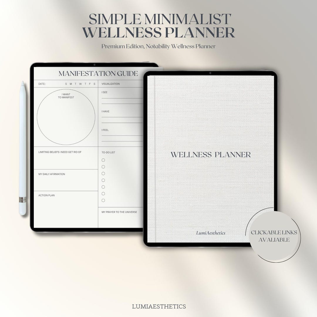 Ultimate Wellness Planner: Achieve Your Goals With Personalized Tools ...
