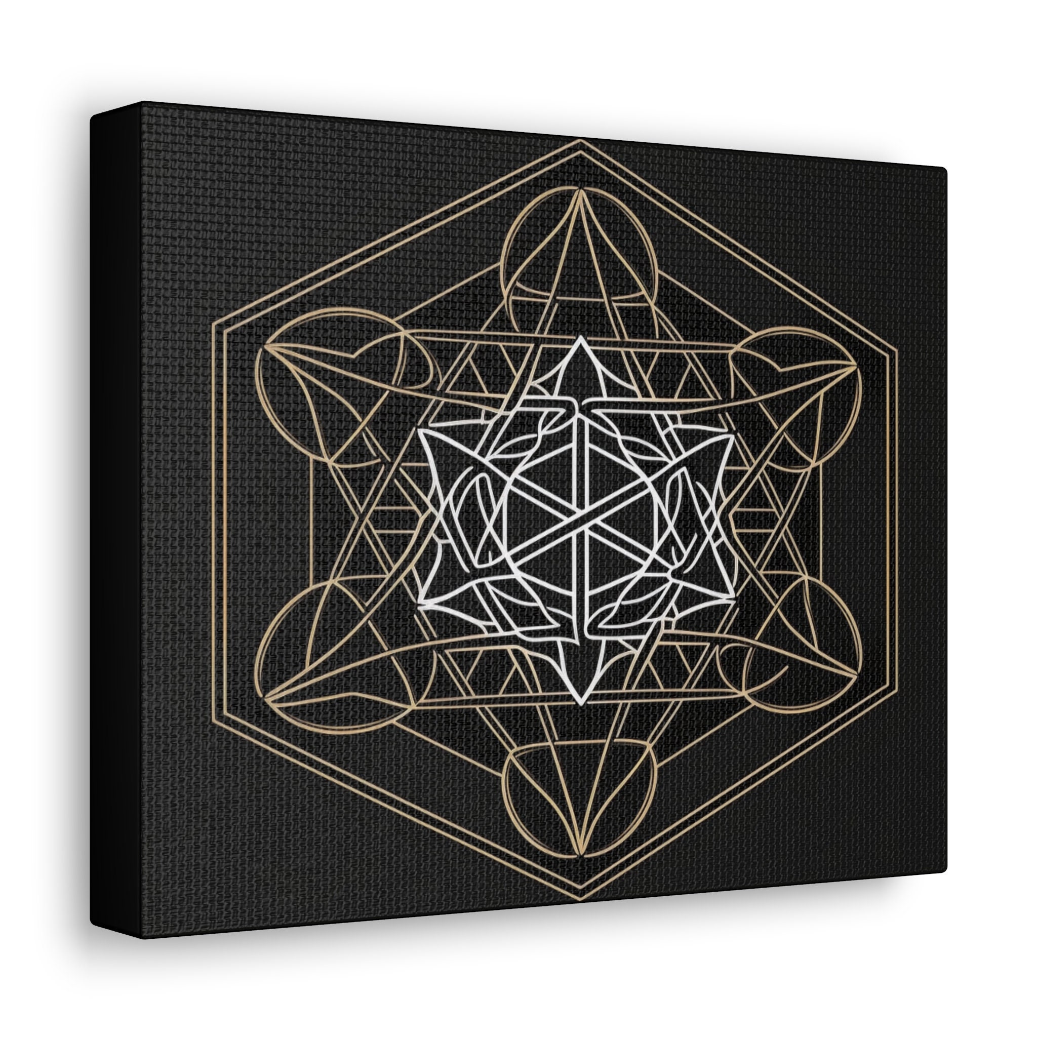 Metatron's Cube Art Metatron's Cube Spiritual Art Canvas Art Meditation ...