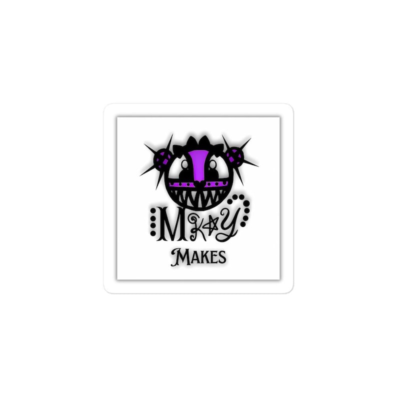 Mkay Logo Bubble Free Sticker - Etsy