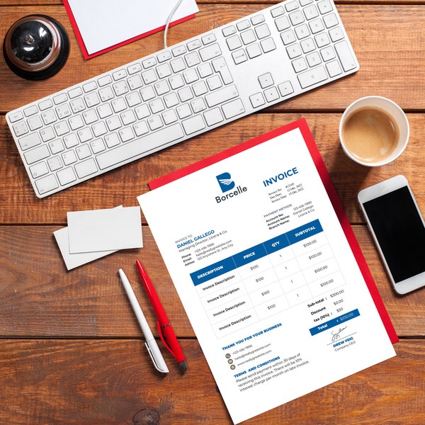 Embroidery Invoice - Etsy