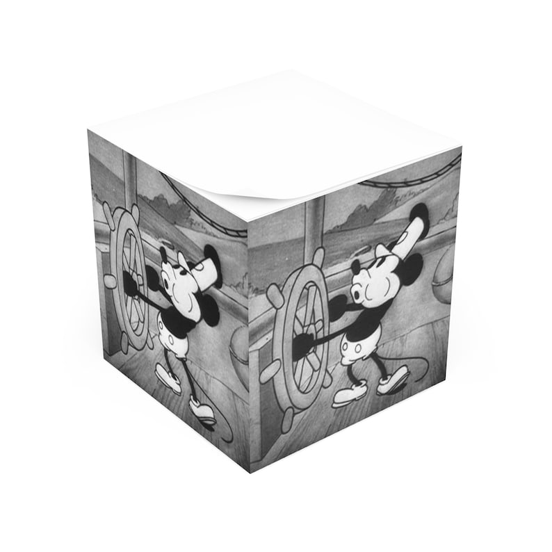 Steamboat Willie Note Cube - Etsy
