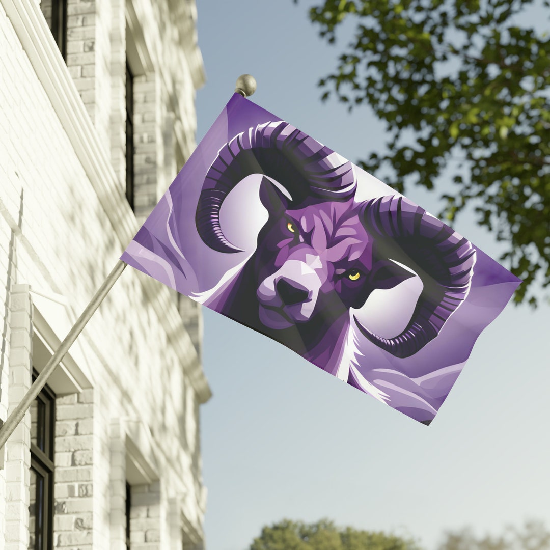 Purple Ram Flag - Etsy