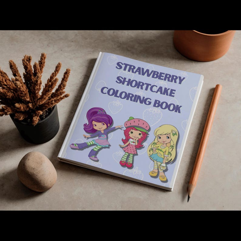 Strawberry Shortcake Coloring Pages – 45 Sheet Cartoon Activity (PDF ...
