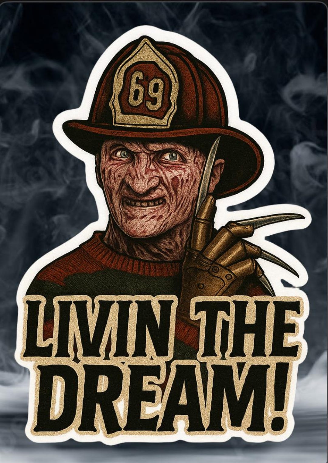 Firefighter Stickers (horror Movies) - Etsy