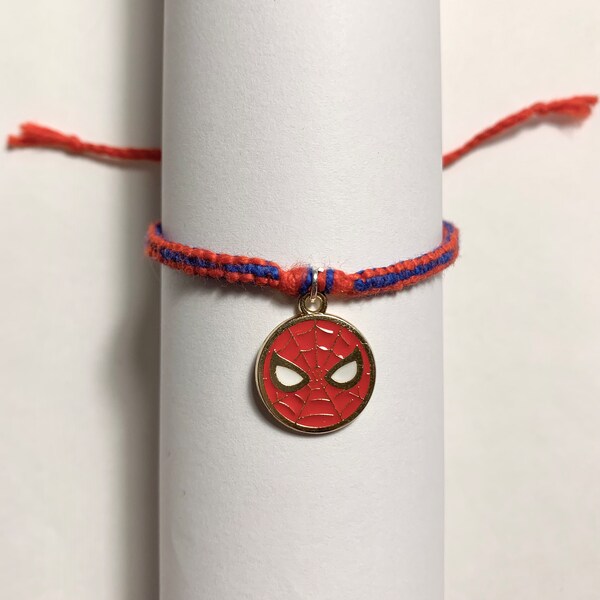 Spider Man Friendship Bracelet - Etsy