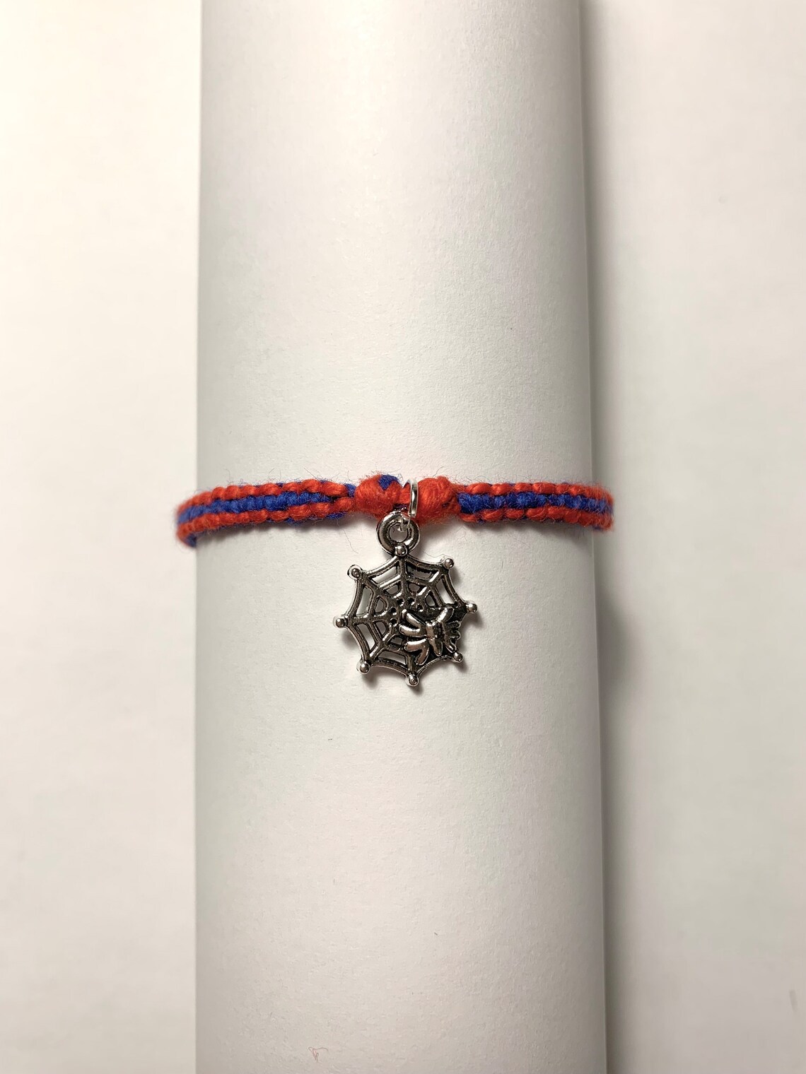 Spider-man Into the Spiderverse Adjustable Knot Charm Bracelet - Etsy