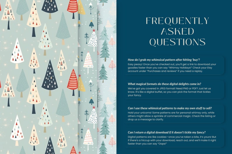 Festive Christmas Trees and Winter Wonderland - Digital Scrapbooking ...