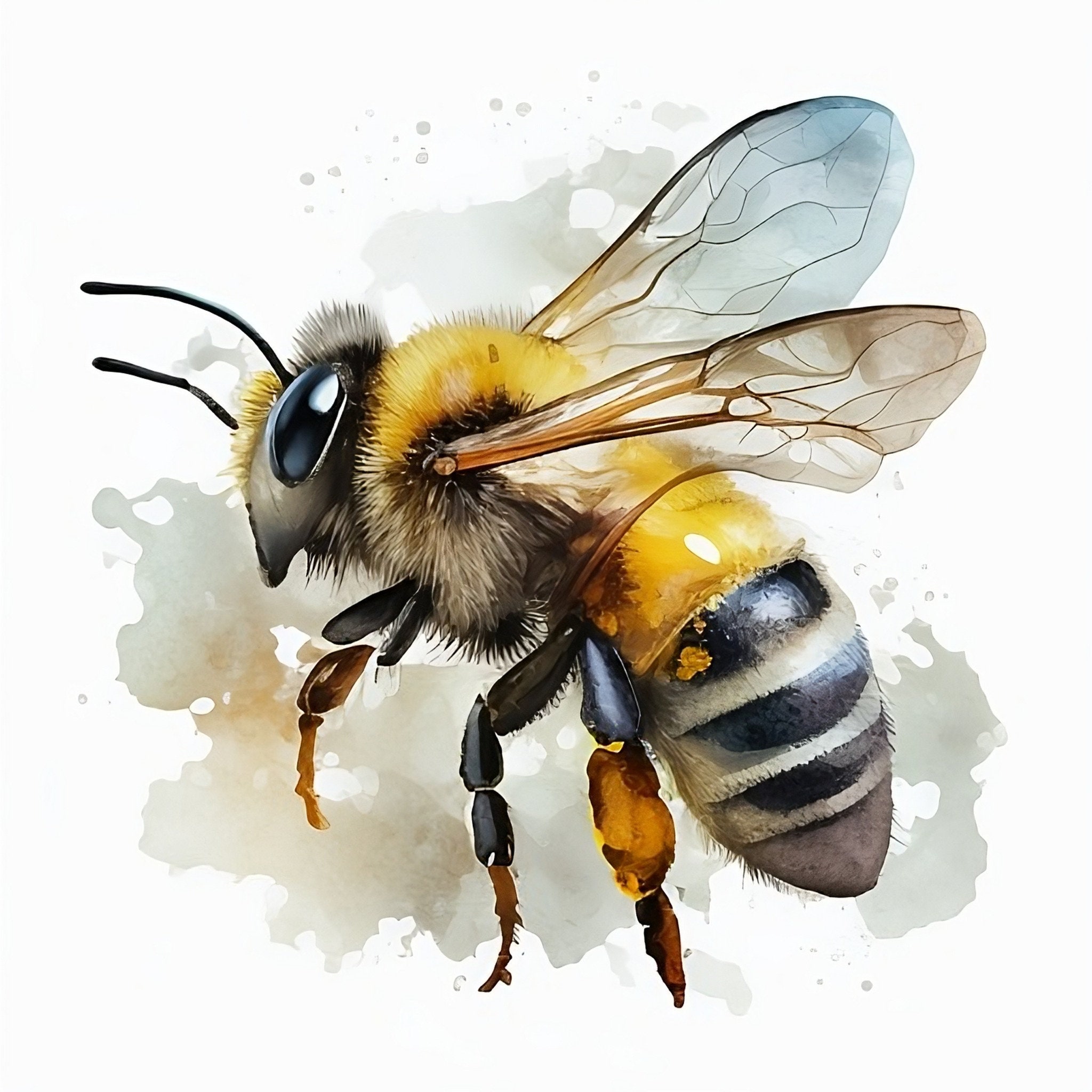 Bumblebee Clipart, 20 High Quality Jpgs, Digital Paper Craft, Mixed ...