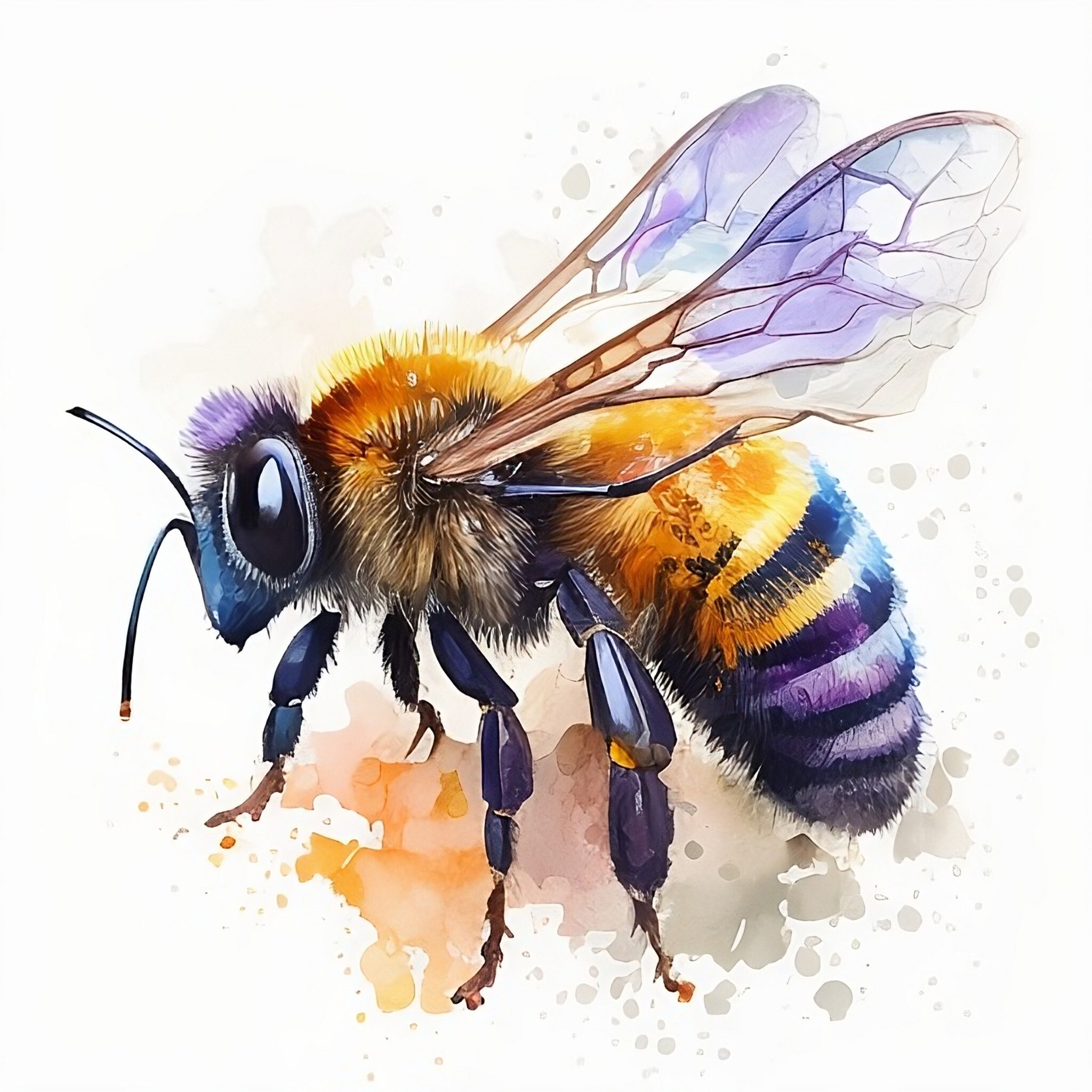 Bumblebee Clipart, 20 High Quality Jpgs, Digital Paper Craft, Mixed ...