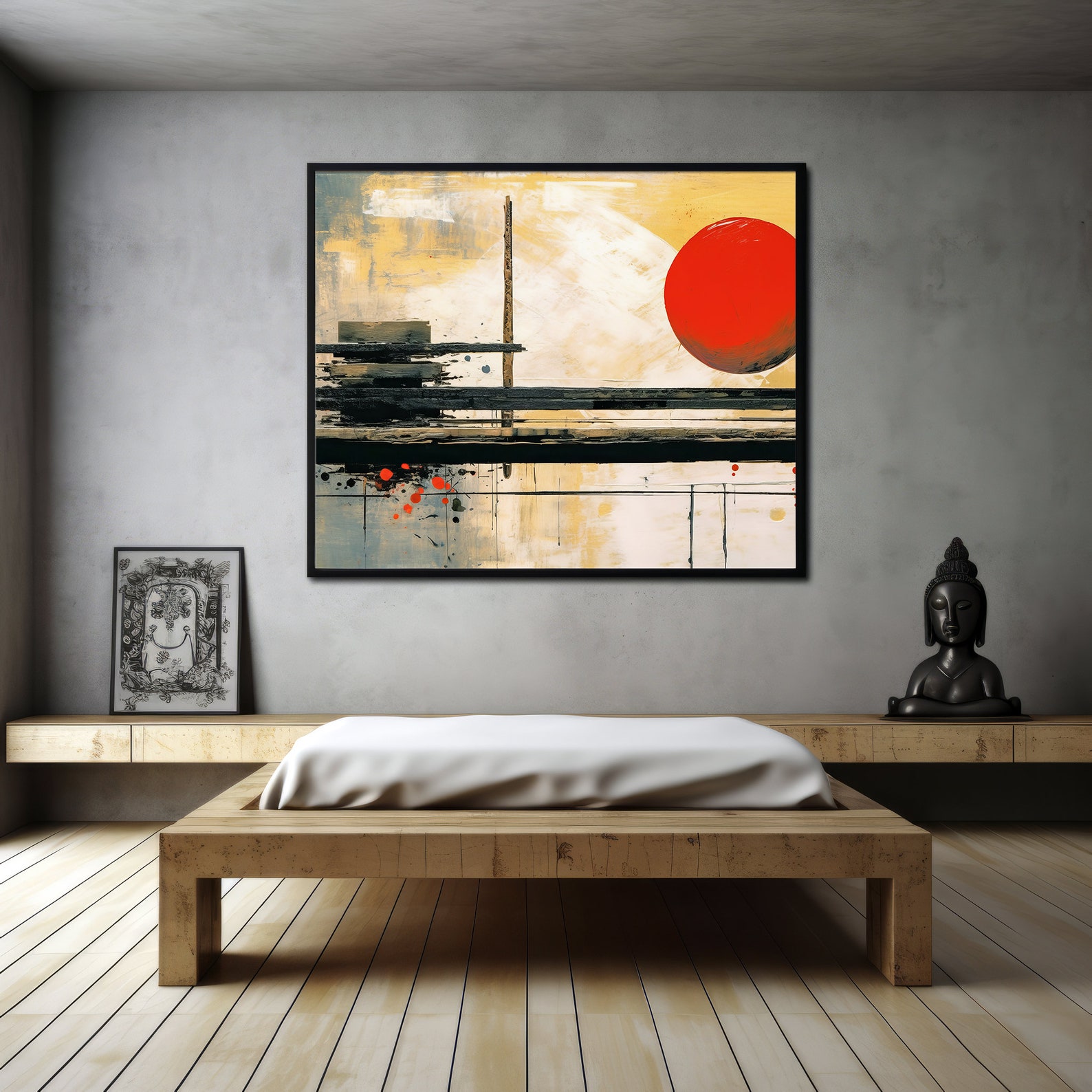 Abstract Painting, Printable Wall Art, Zen, Minimalism, Balance, Modern ...