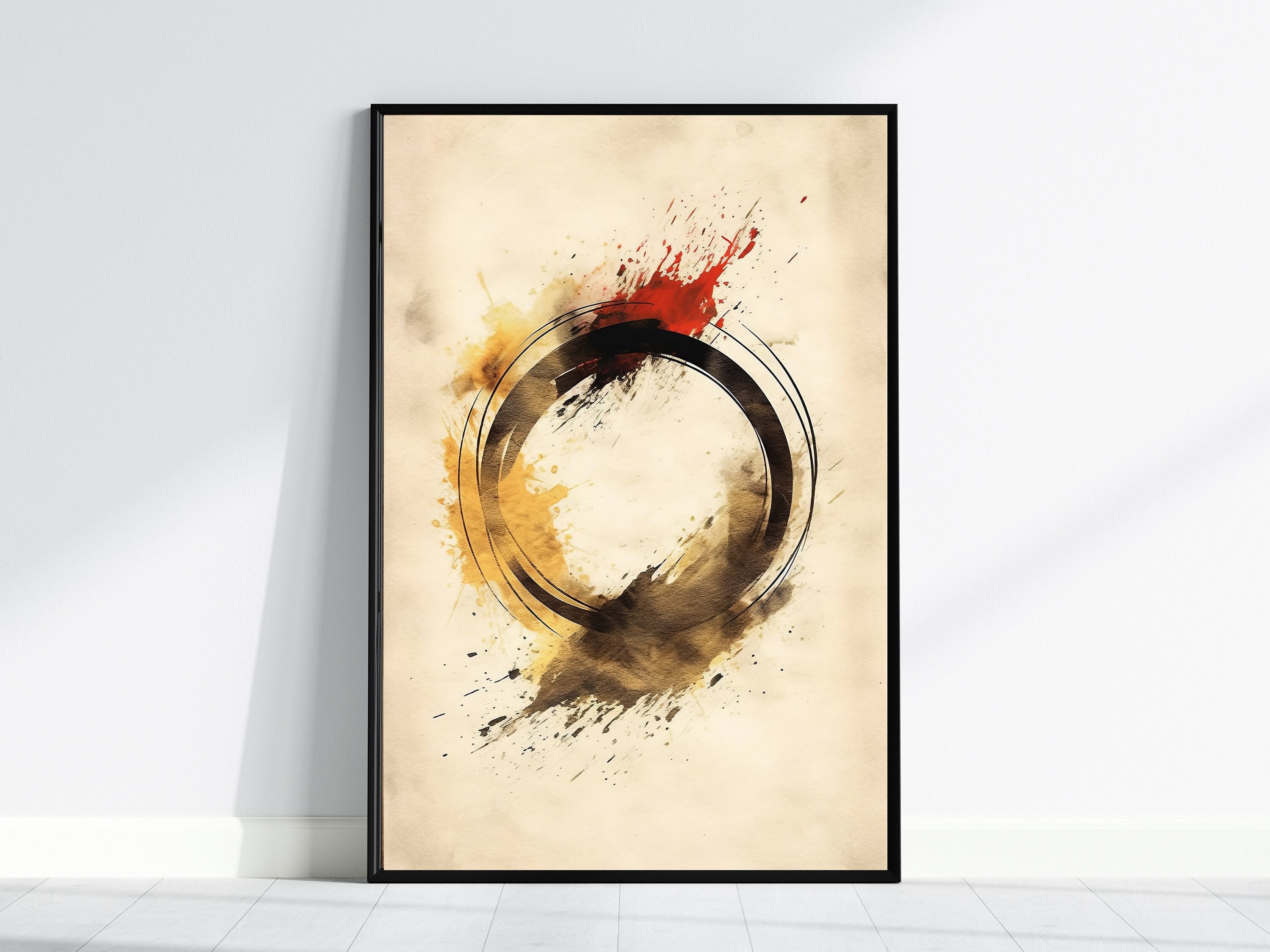 Zen Wall Art. Digital Print. Enso Poster. Minimalist Art. - Etsy