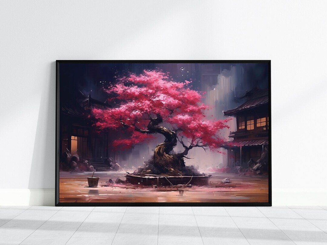 Sakura. Zen Painting. Japanji - Etsy