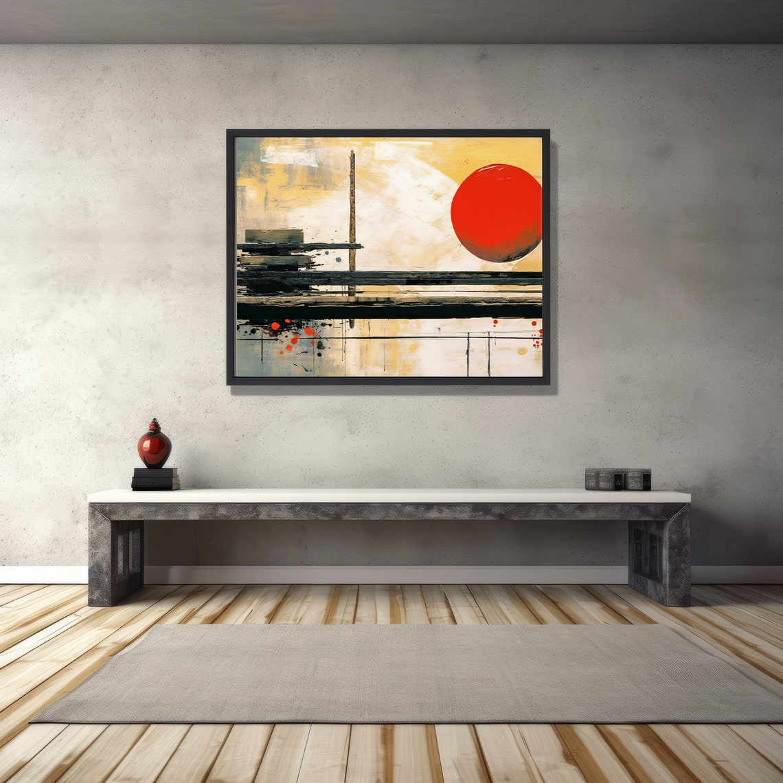 Abstract Painting, Printable Wall Art, Zen, Minimalism, Balance, Modern ...