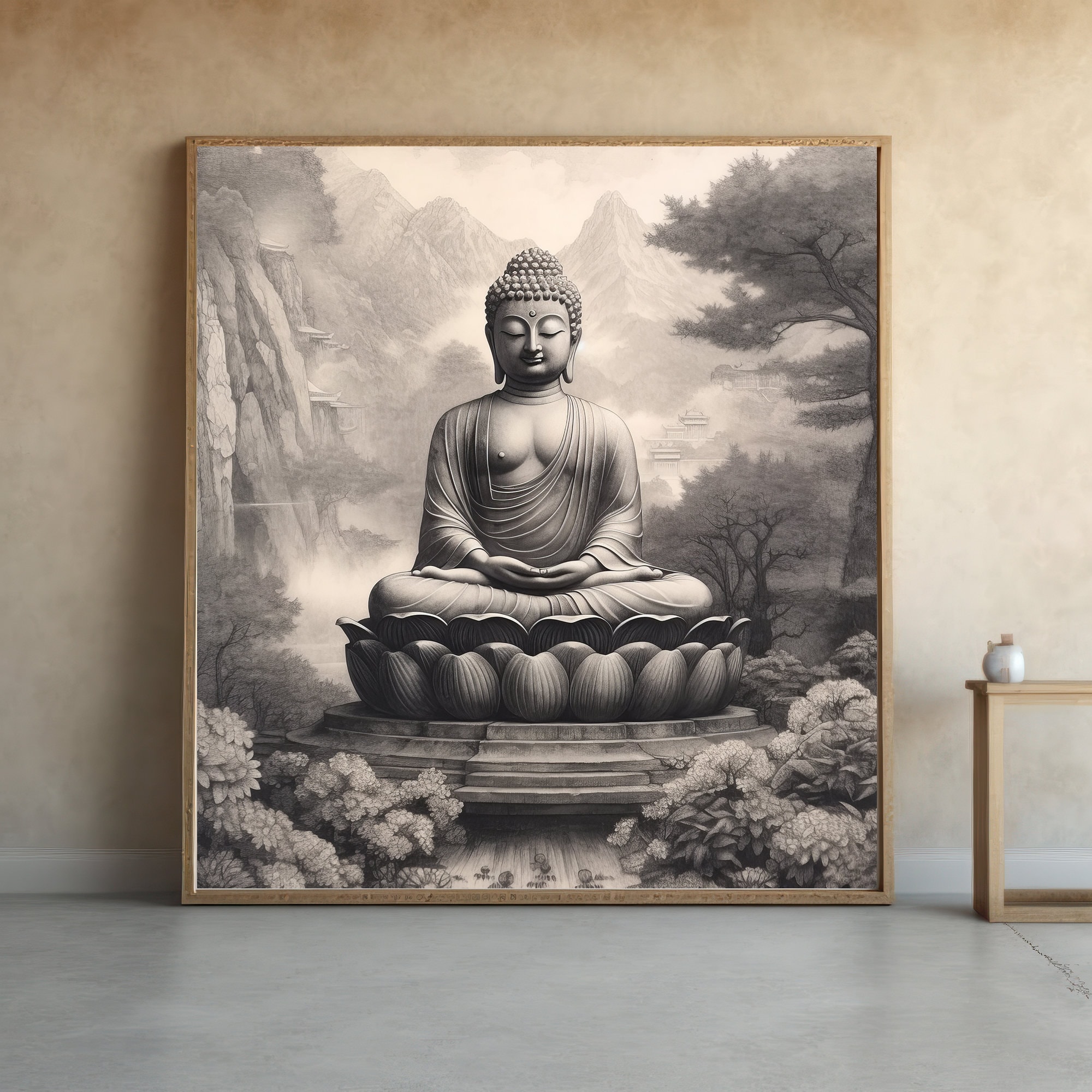 The Buddha. Zen Wall Art. Printable Wall Art. - Etsy