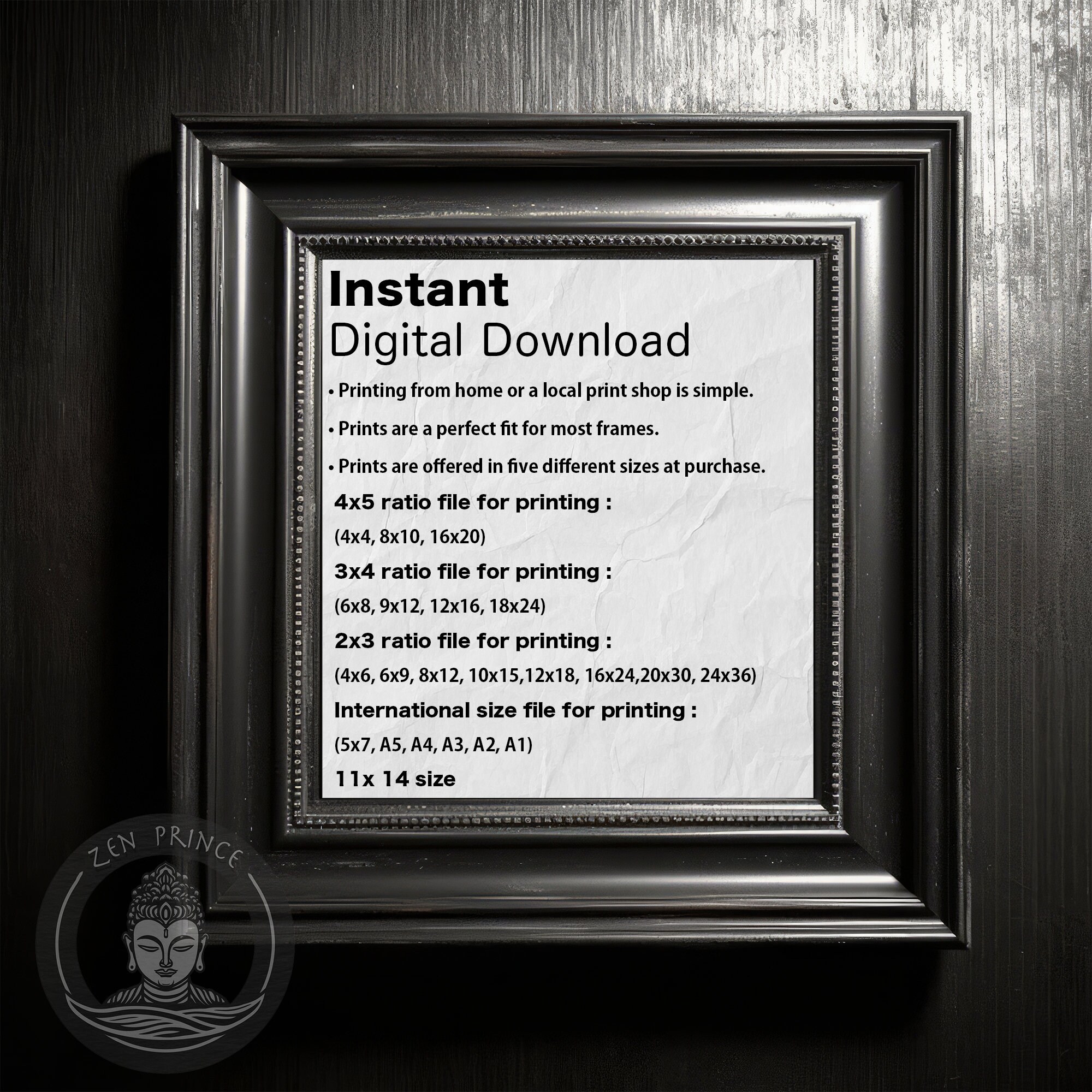 Zen Lotus Painting. Meiji Style Wall Art. Japanji. - Etsy