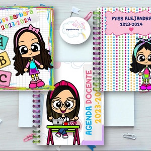Agenda Escolar Digital editable en Power Poin - Etsy España