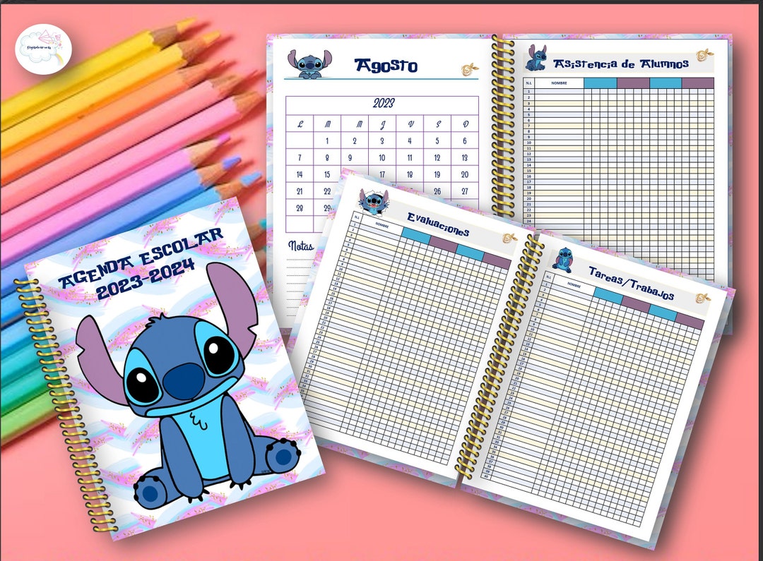 Agenda Escolar digital en formato PPT editable y PDf listo para ...