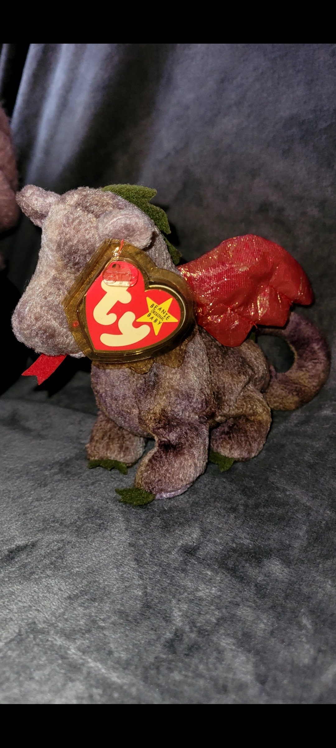 Scorch the Dragon Beanie Baby - Etsy