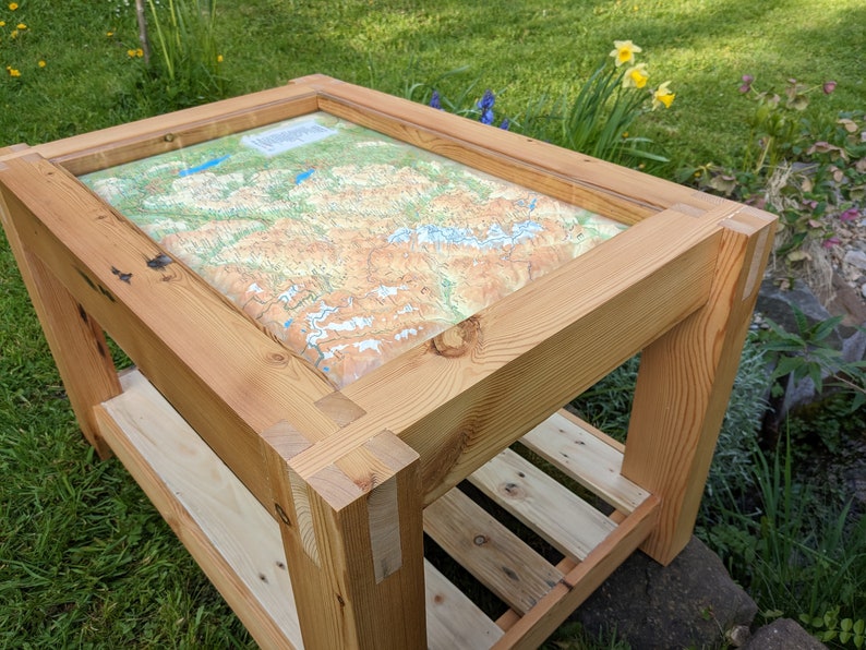 Alpine Relief Map Coffee Table - Etsy