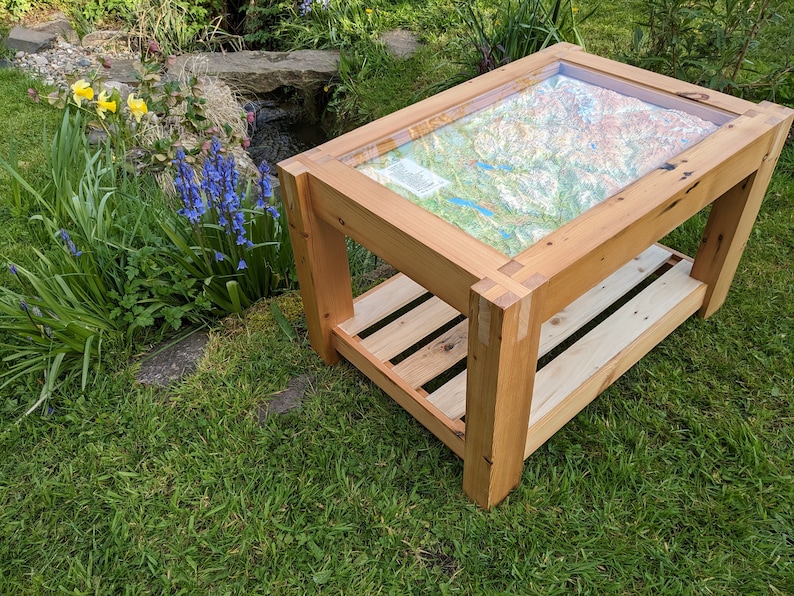 Alpine Relief Map Coffee Table - Etsy