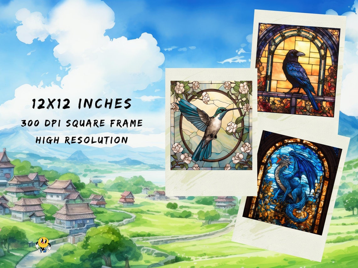 Stained Glass Jason V. - Halloween Clipart, Spooky Clipart, Tumbler ...