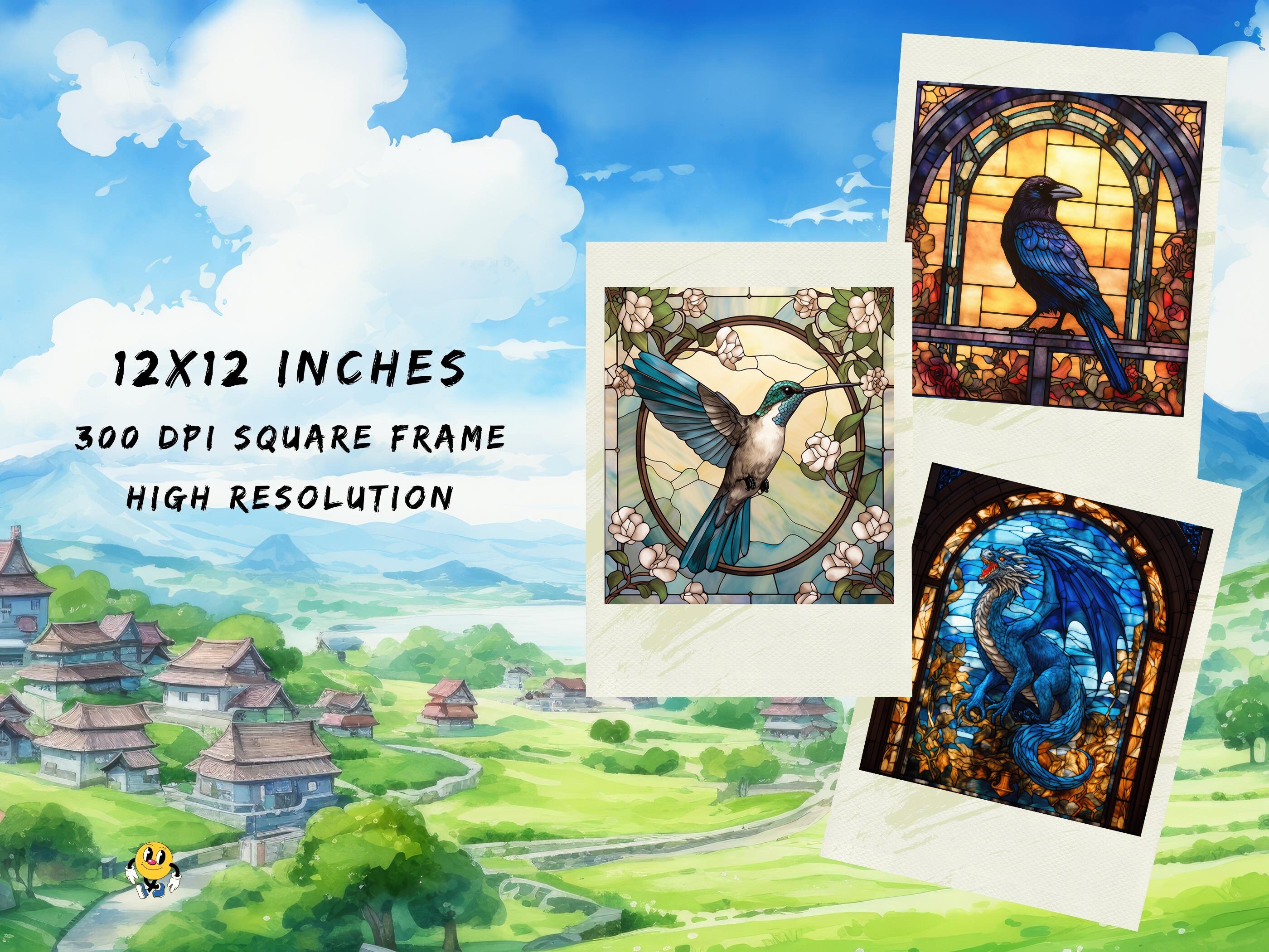 Stained Glass Golden Retriever, Stained Glass , Sublimation Designs ...