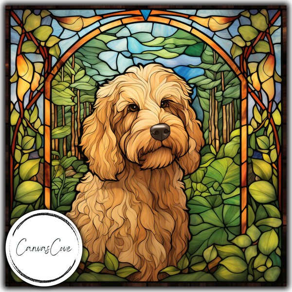 Glass Goldendoodle Tumbler - Etsy