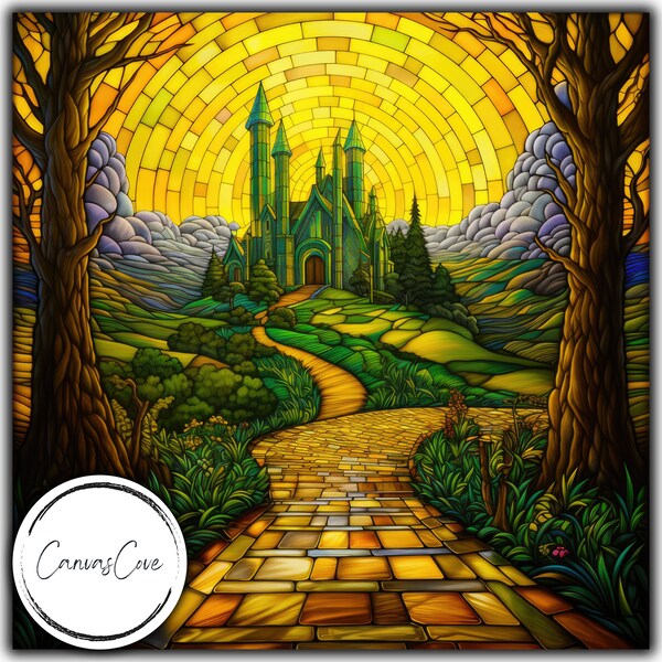 Wizard of Oz Stained Glass - Etsy